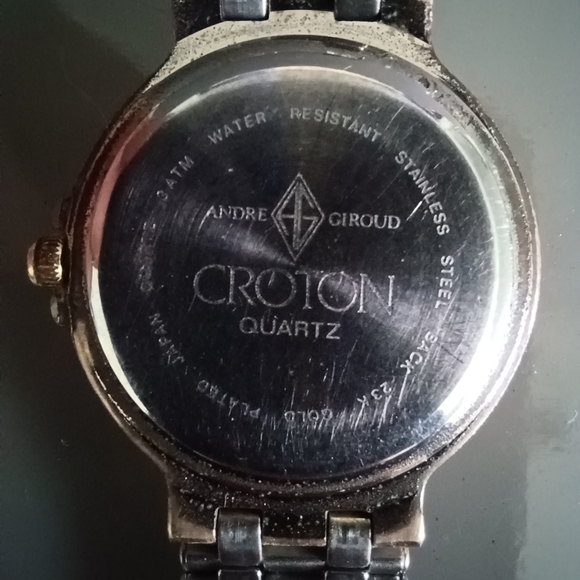 Andre Giroud | Accessories | Andre Giroud Ladies Two Tone Croton Gold ...